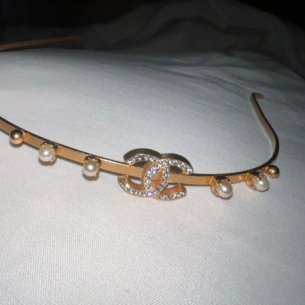 CHANEL | Accessories | Authentic Chanel Cc Logo Headband | Poshmark